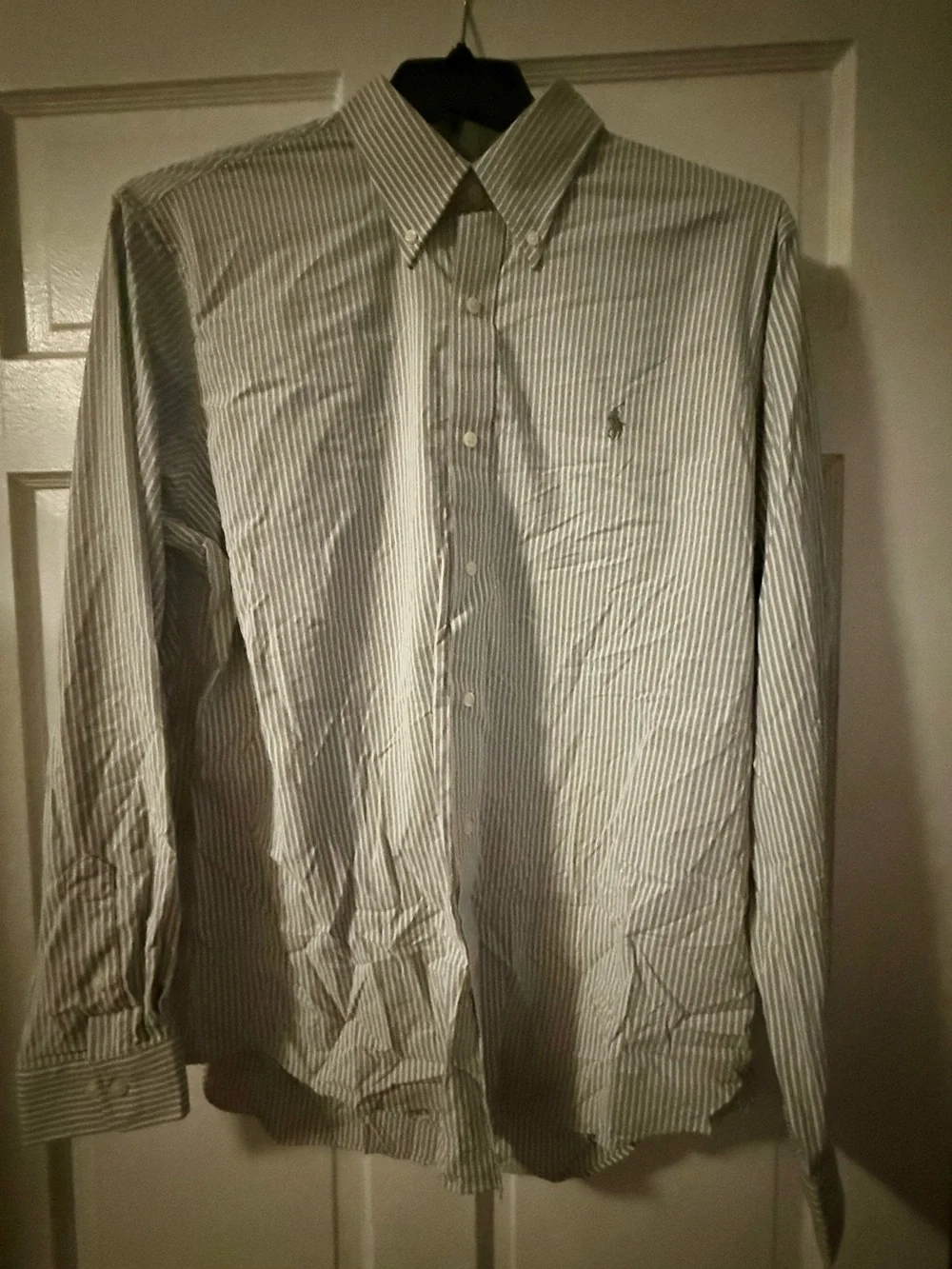 Ralph Lauren | Shirts | Ralph Lauren Mens Light Green And White Striped ...